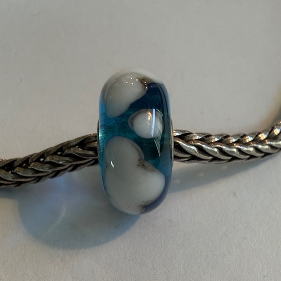 Trollbeads | Jewelry | Rare Trollbeads Silver Lining Bead | Poshmark